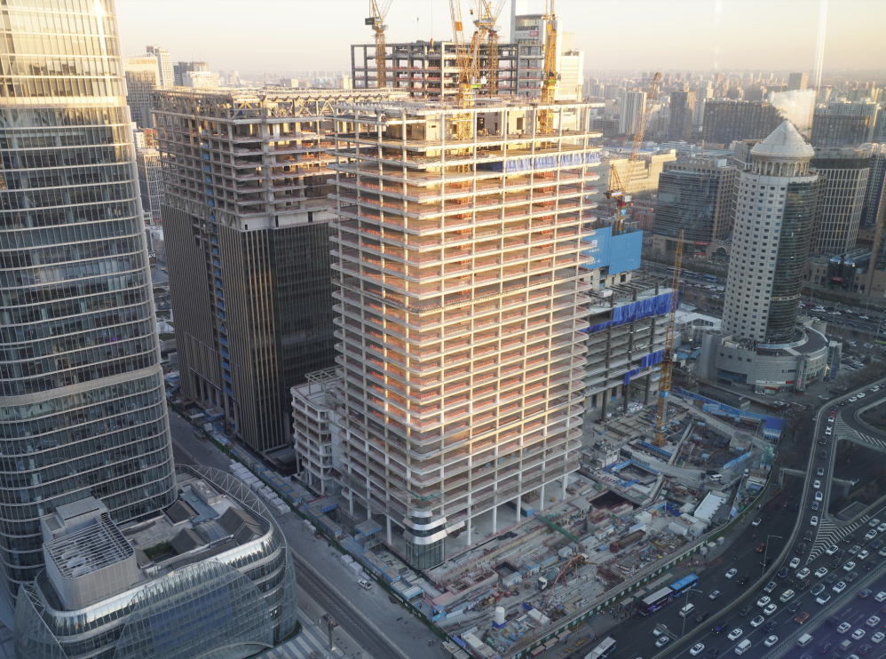 CBD速度｜北京CBD核心区Z3地块项目顺利封顶！